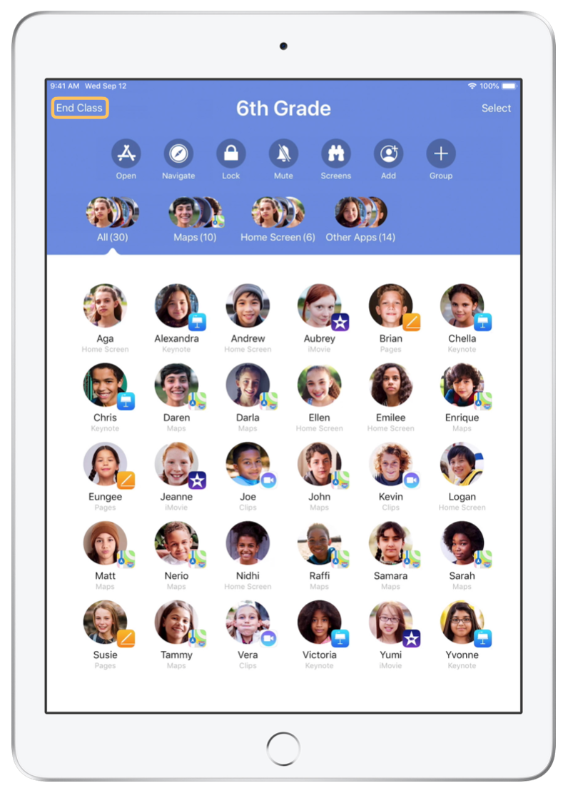 Apple Classroom App | Hybrid Media Education