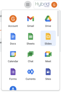 Google Slides Guide | Hybrid Media